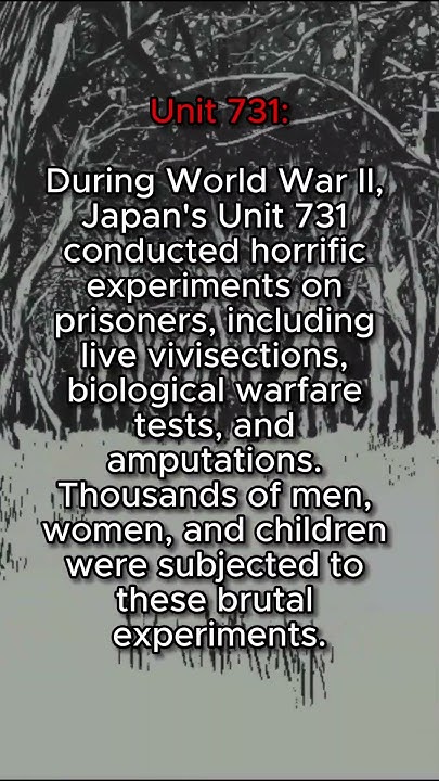 Unit 731 - YouTube