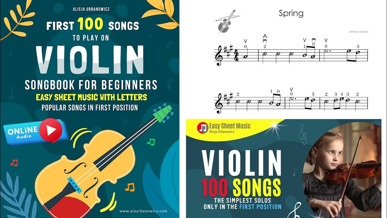 First 100 Songs To Play On Violin I Songbook For Beginners I Popular first-100-songs-to-play-on-violin-i-songbook-for-beginners-i-popular