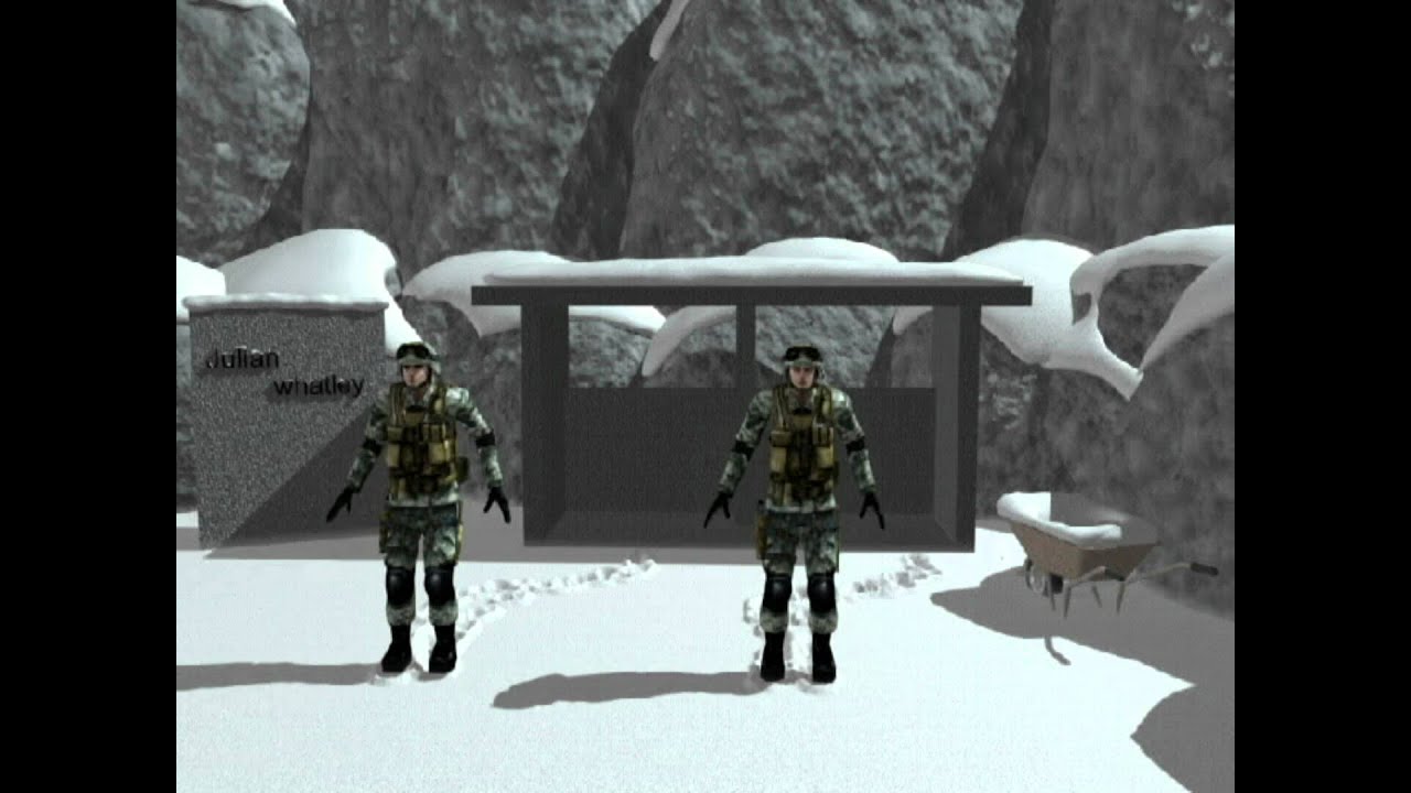 Battlefield 2 Soldier Dancing 3ds max 2011 animation - YouTube