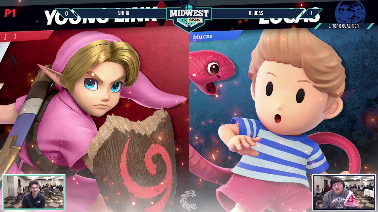 Midwest Arcadian II Losers Top 8 Qualifier - Shiro (Hero, Young Link ...
