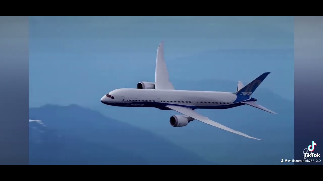 Boeing 787 and 737 max flying together - YouTube