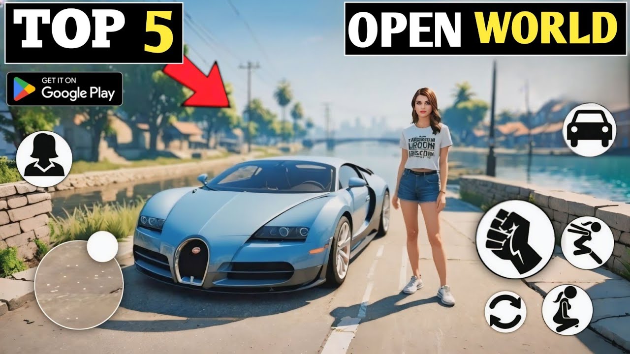 Top 5 Best Open World Games For Android 2025 | Best Open World Mobile ...
