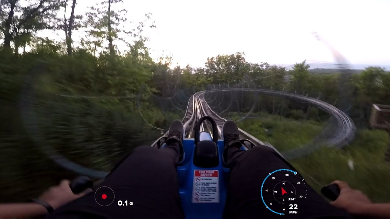 Ridge Runner in Blue Mountain. Reach up to 35Kmh Mountain Coaster ...