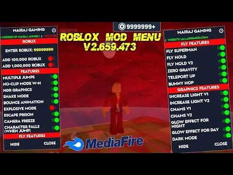 Roblox Mod Menu 2.659.473 - New Features | Robux? | Roblox Mod Menu ...