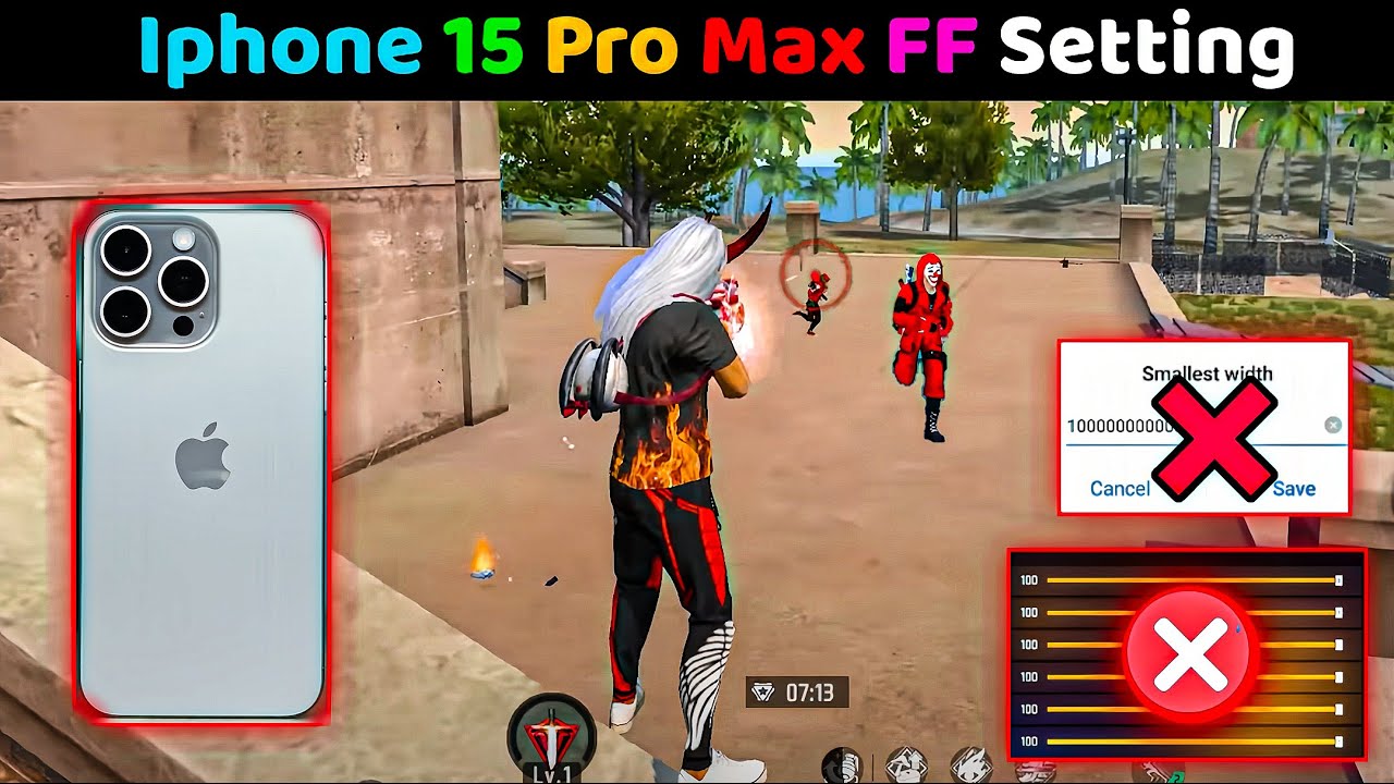 Iphone 15 Pro Max Free Fire Settings - YouTube