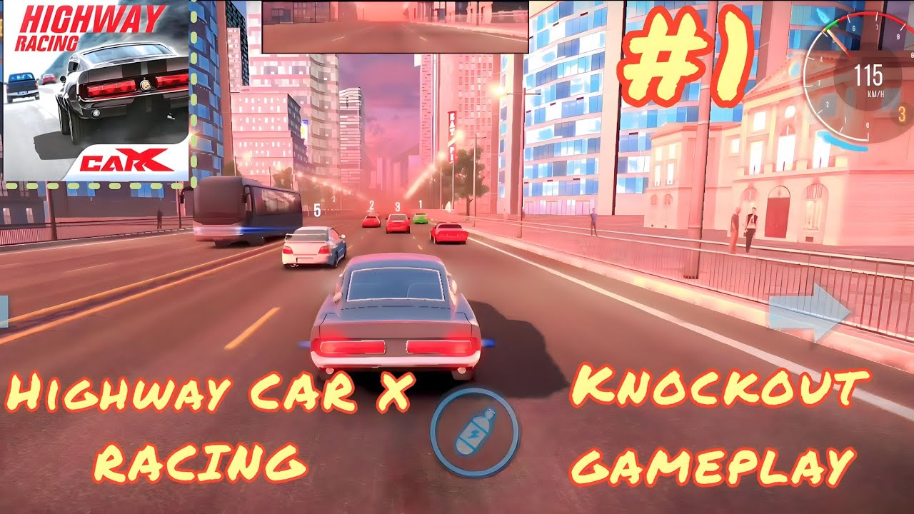 Highway Car X Racing with 4K Graphics || Knockout Out Gameplay || Aariz ...