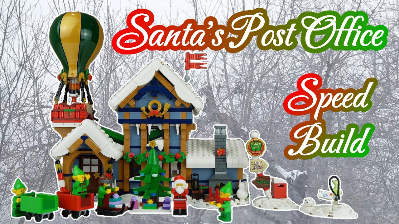 Lego Christmas Santa's Post Office Speed Build - YouTube