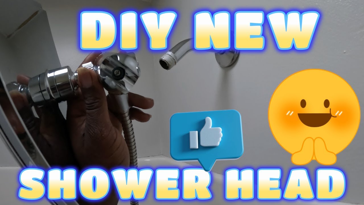 DIY, NEW SHOWER HEAD - YouTube