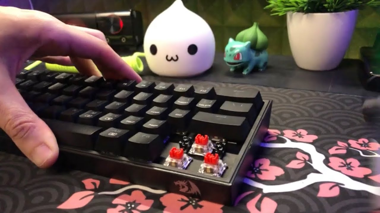 Coloquei espuma no Redragon K617 Fizz - Foam Mod - YouTube