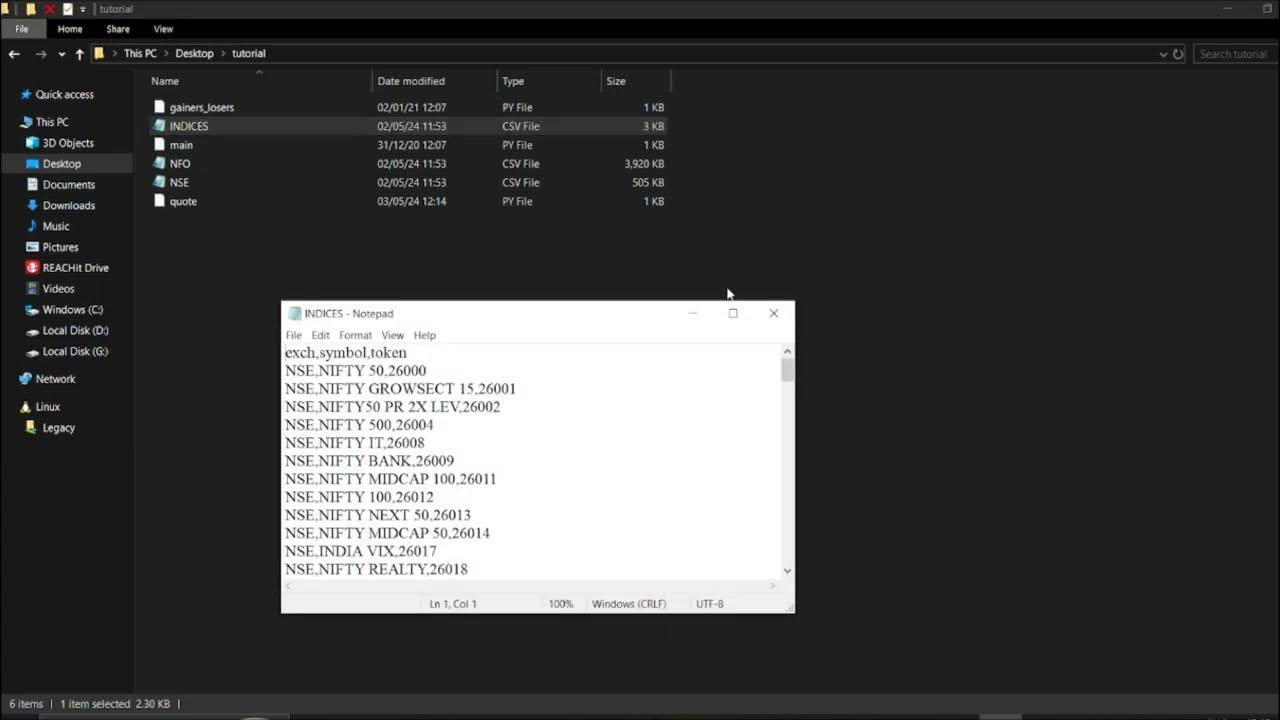QUOTE Data from Alice Blue API in Python - YouTube