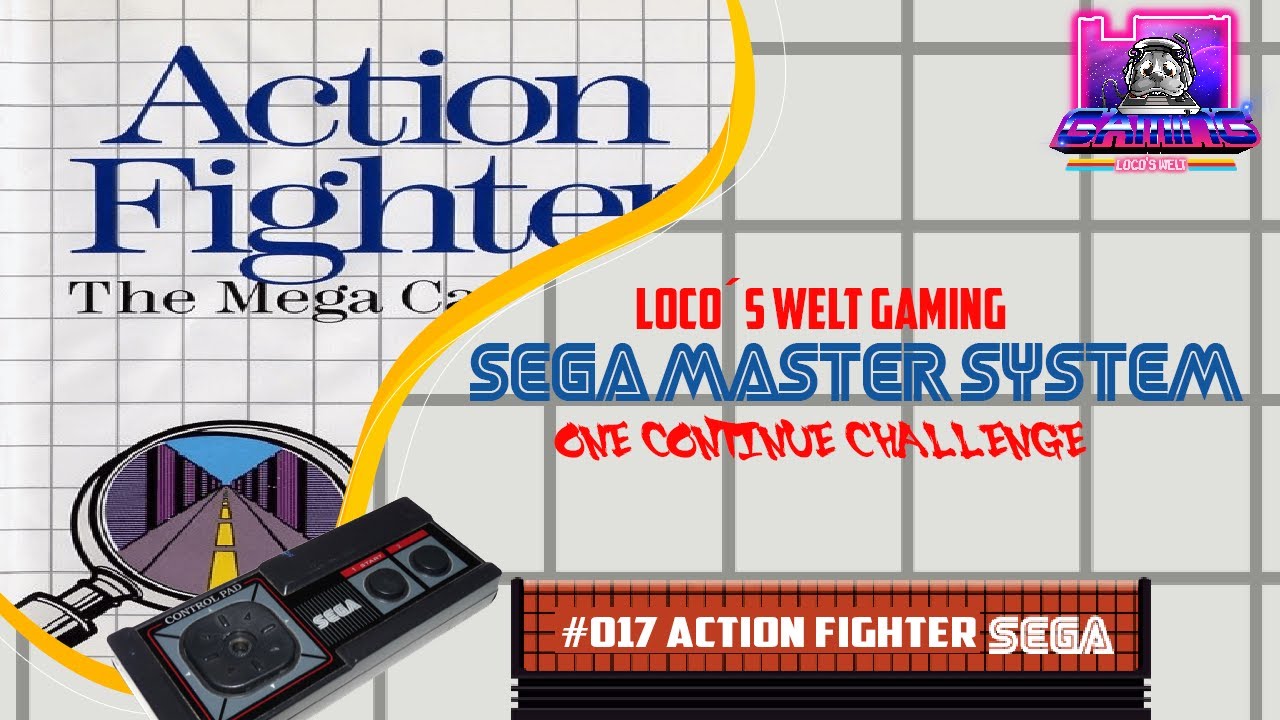 17. Action Fighter - Sega Master System One Continue Challenge - YouTube