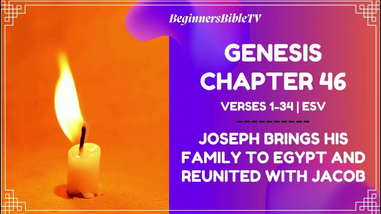 Genesis Chapter 46:1-34 (ESV) | Joseph Brings His Family to Egypt ...