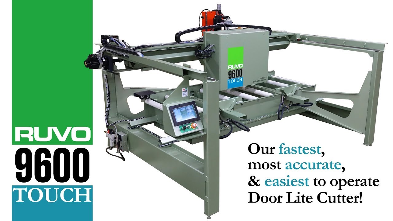 NEW! Ruvo 9600 Touch Door Lite Cutter Machine - It's a HOME RUN! - YouTube
