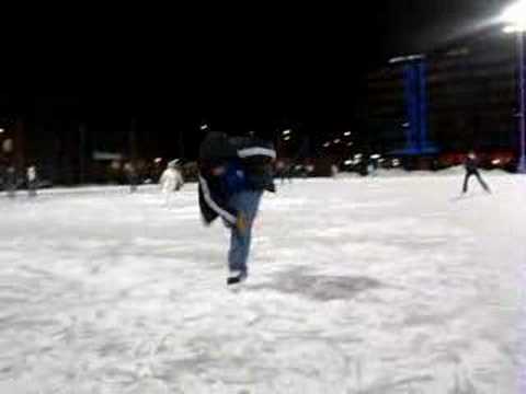 Brazilian ice skate! (terrible!) - YouTube