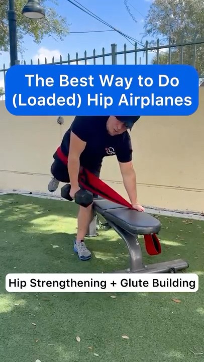 Hip Airplane Exercise: The Best Way - YouTube