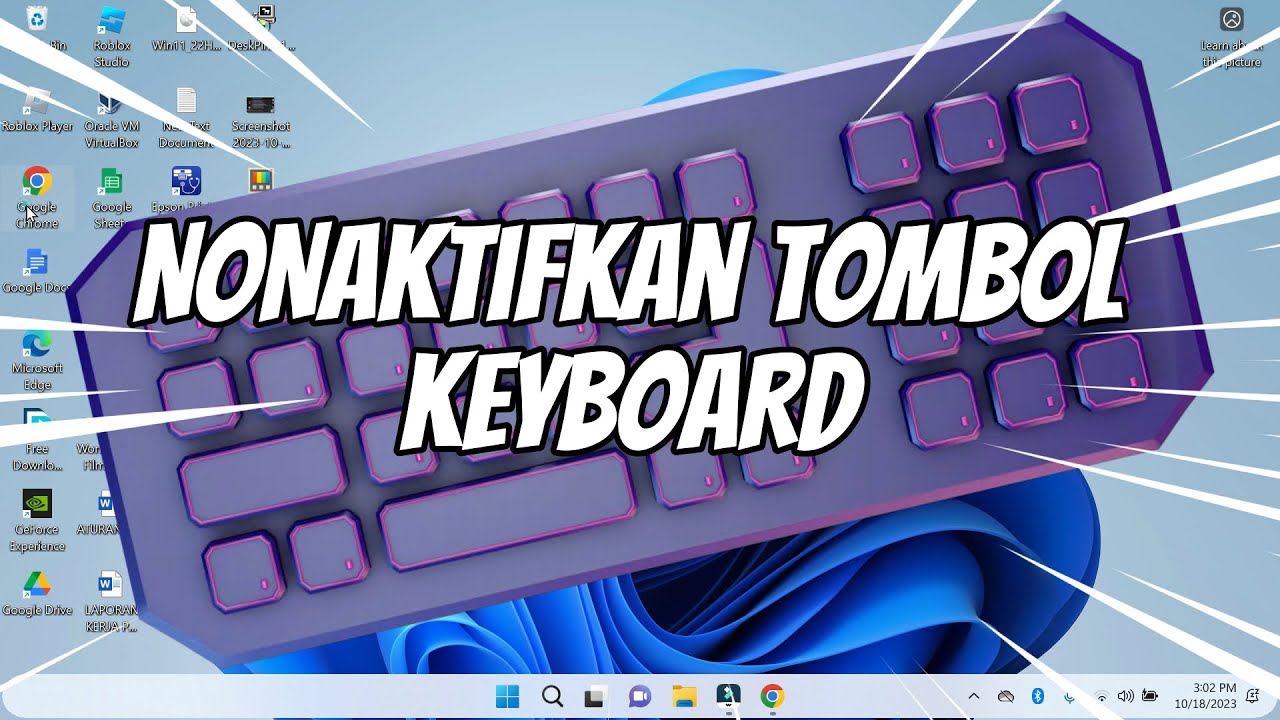 Cara Menonaktifkan atau Matikan Tombol Tertentu pada Keyboard di ...