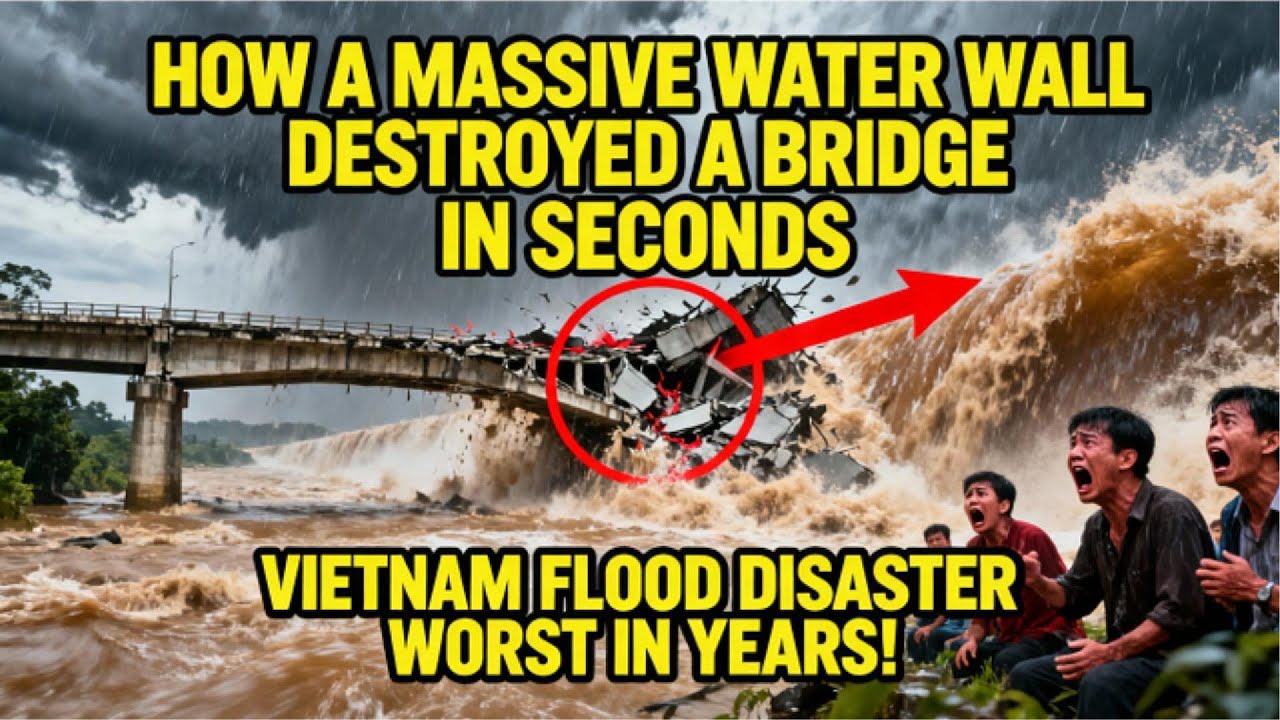 HOW This Massive Water Wall Destroyed a Bridge in Seconds - Vietnam ...