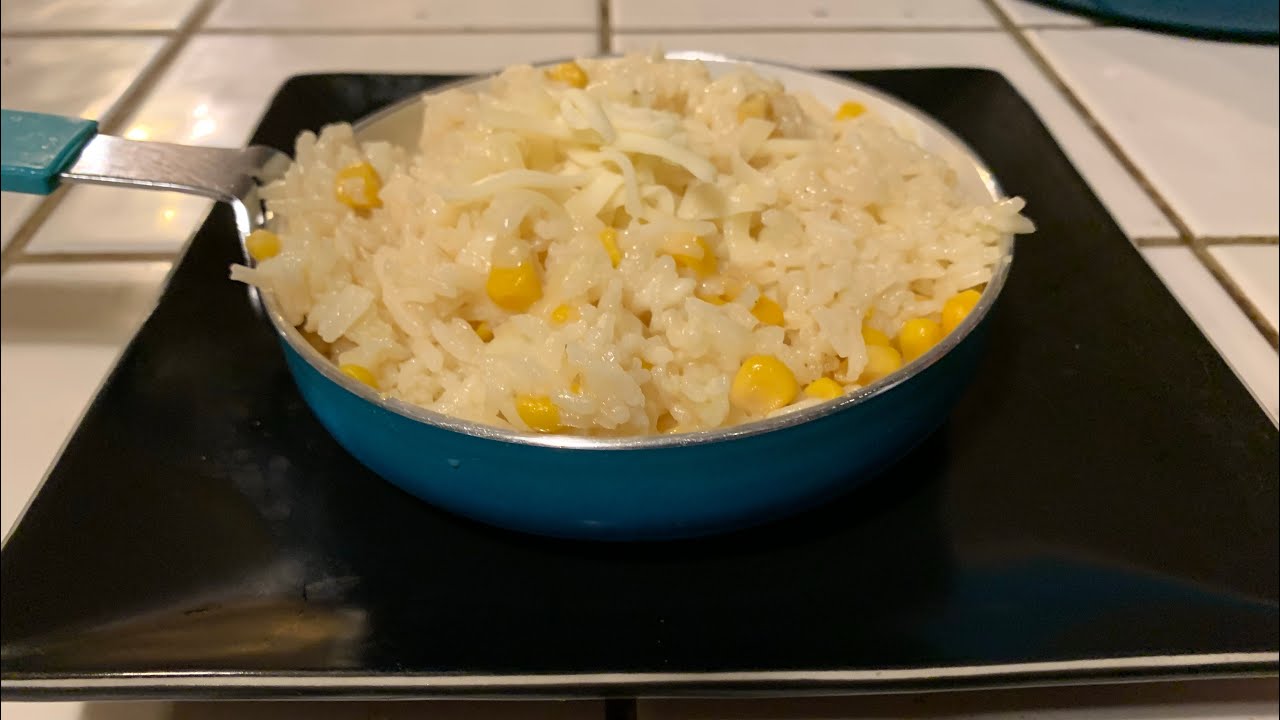 COMO HACER UN ARROZ BLANCO CON ELOTE Y MANTEQUILLA - YouTube