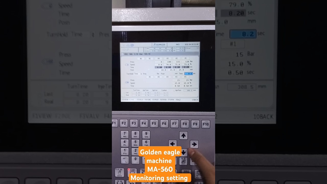 Golden eagle machine MA-560Monitoring setting #foryou #shorts #machine ...