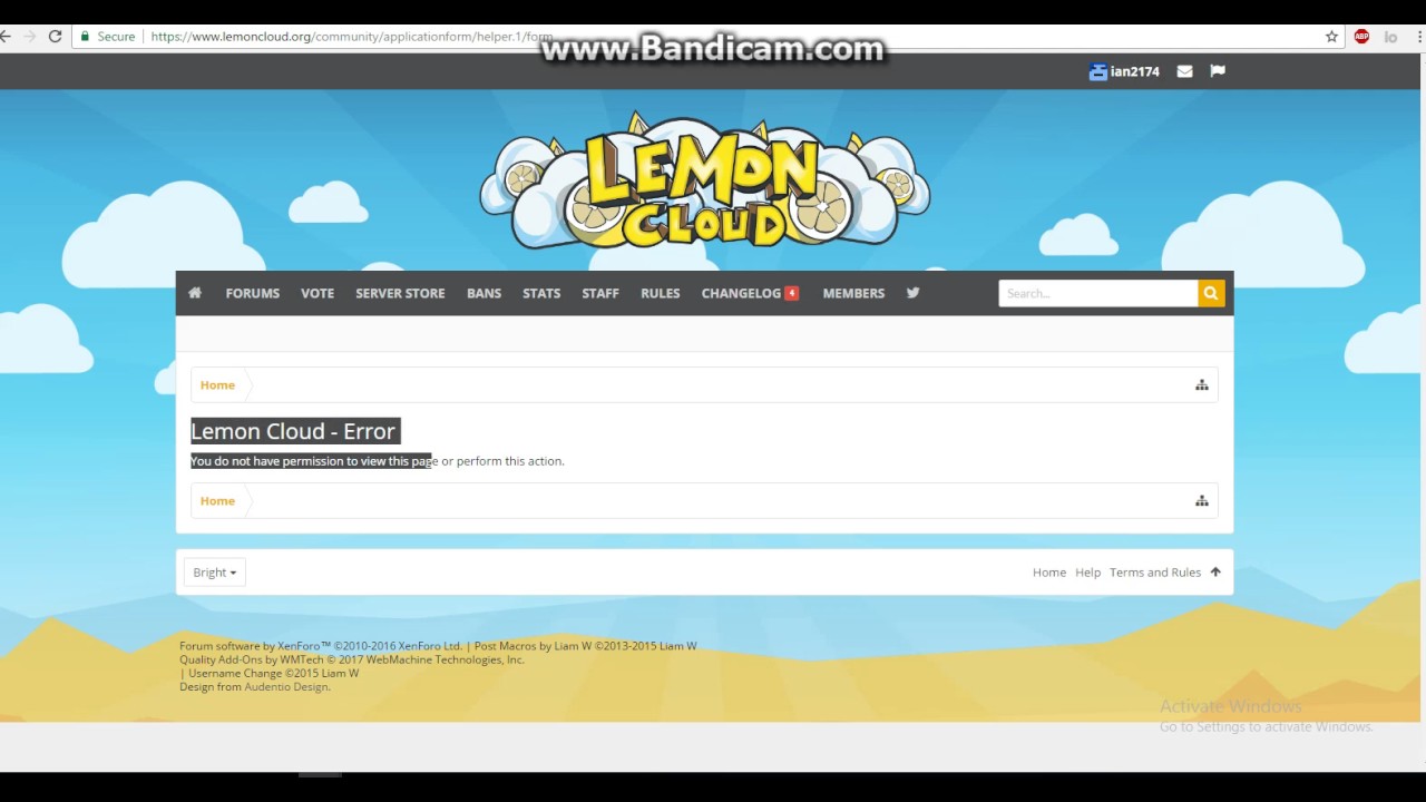 Lemon Cloud Apply Error - YouTube