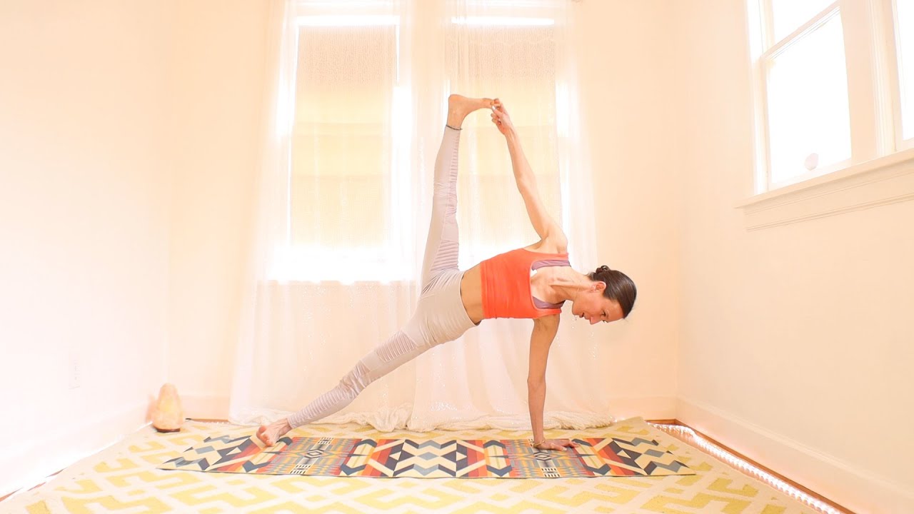 50 Minute Intermediate Advanced Dynamic Strength Yoga Flow - YouTube