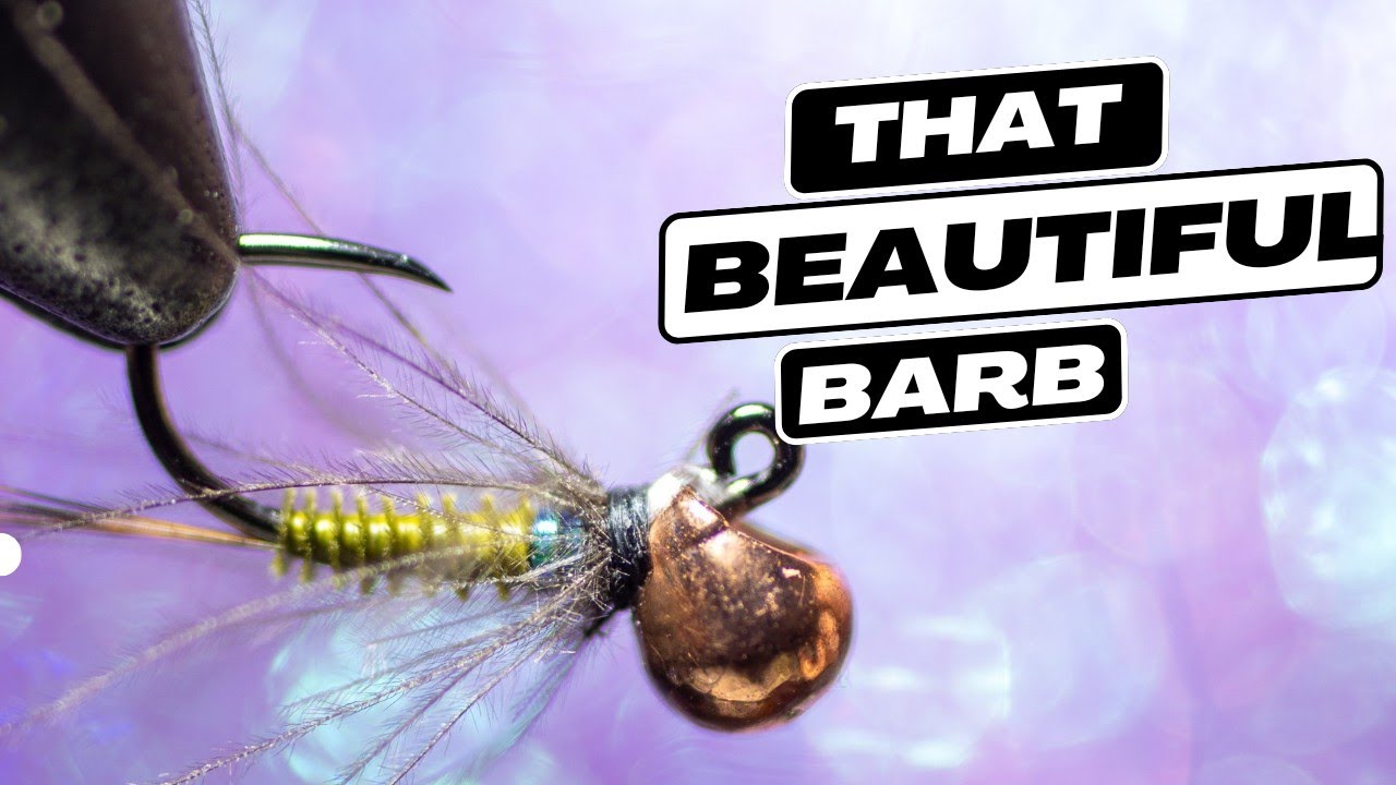Feather barbs.... magic on the hook - YouTube