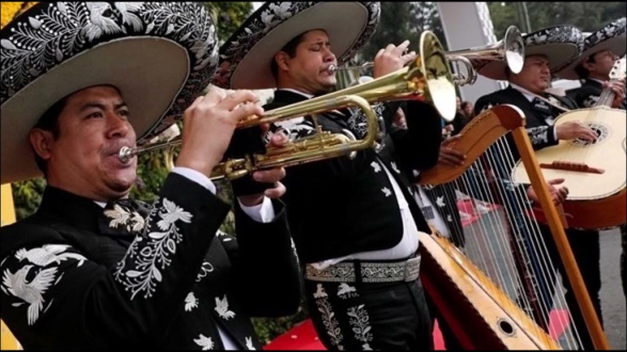 Mariachis de Mexico Las mañanitas Malagueña Alla en el rancho grande ...