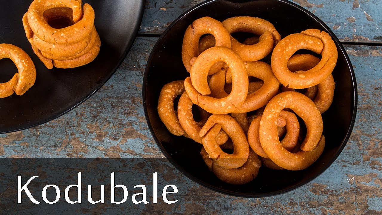 Kodubale Recipe | How To Make Ring Murukku | Karnataka-style Spicy ...