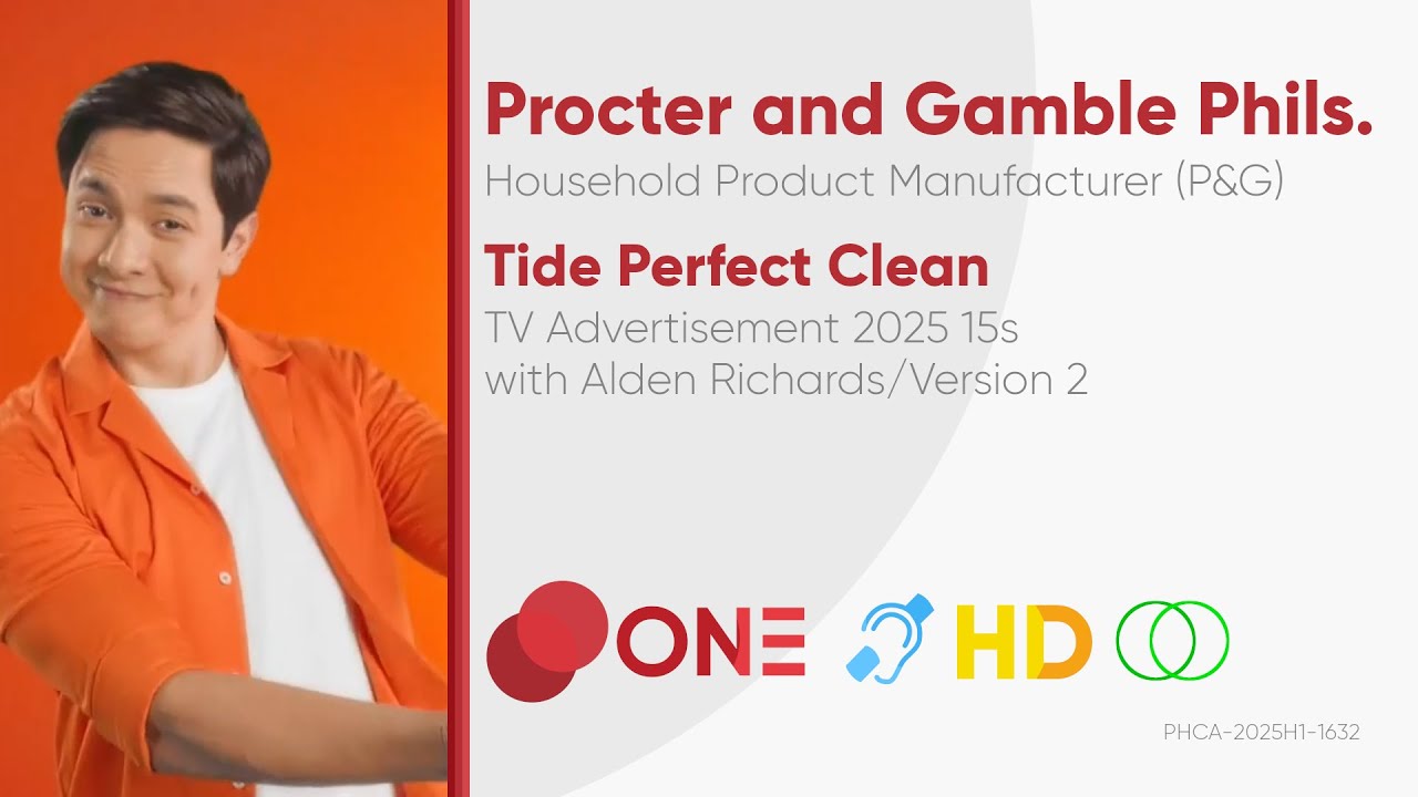 Tide Perfect Clean TV Ad 2025 15s with Alden Richards (Philippines ...
