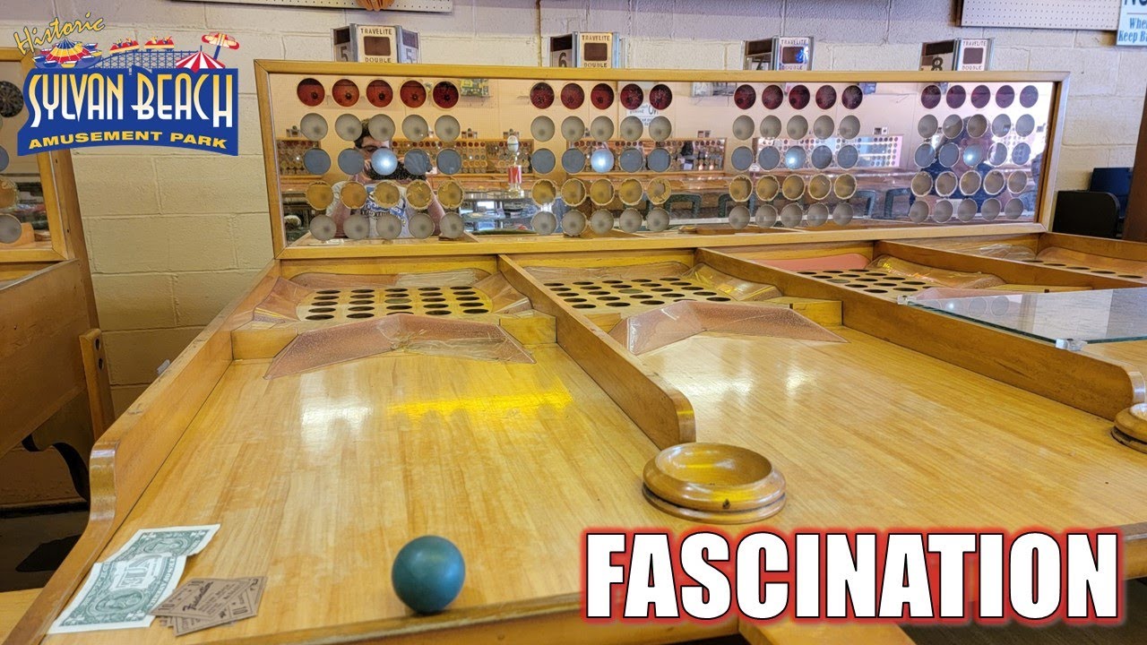 Winning a Game of Fascination, Sylvan Beach Amusement Park Classic Game ...
