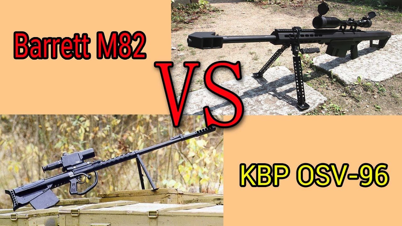 Barrett M82 อเมริกา Vs KBP OSV-96 รัสเซีย ใครจะเจ๋งกว่ากัน ??? - YouTube
