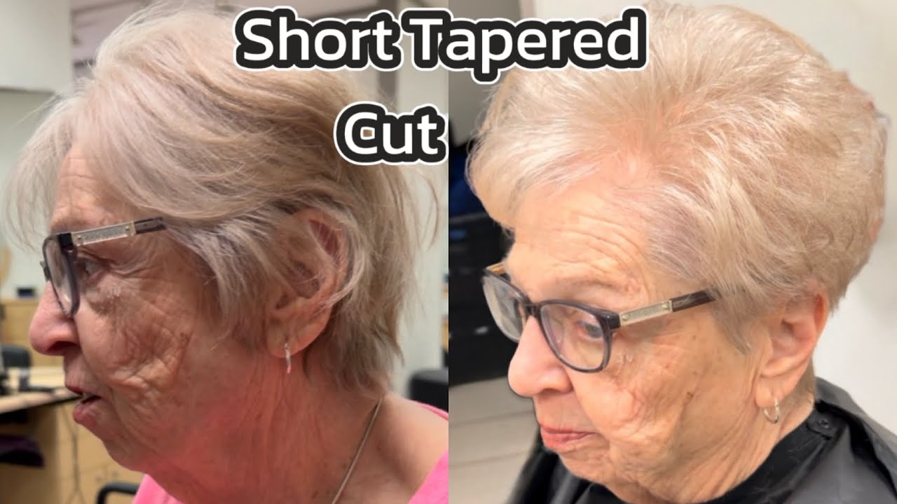 How I Do A Short Tapered Haircut 🥰🥰🥰 - YouTube