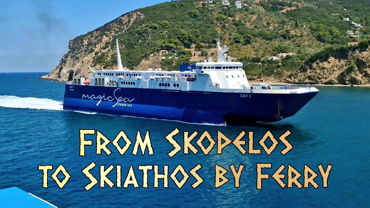 From Skopelos to Skiathos by Seajets Ferry 🚢 | Ultimate Island Hopping ...
