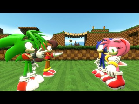 Sonic protects Amy [SFM Sonic]