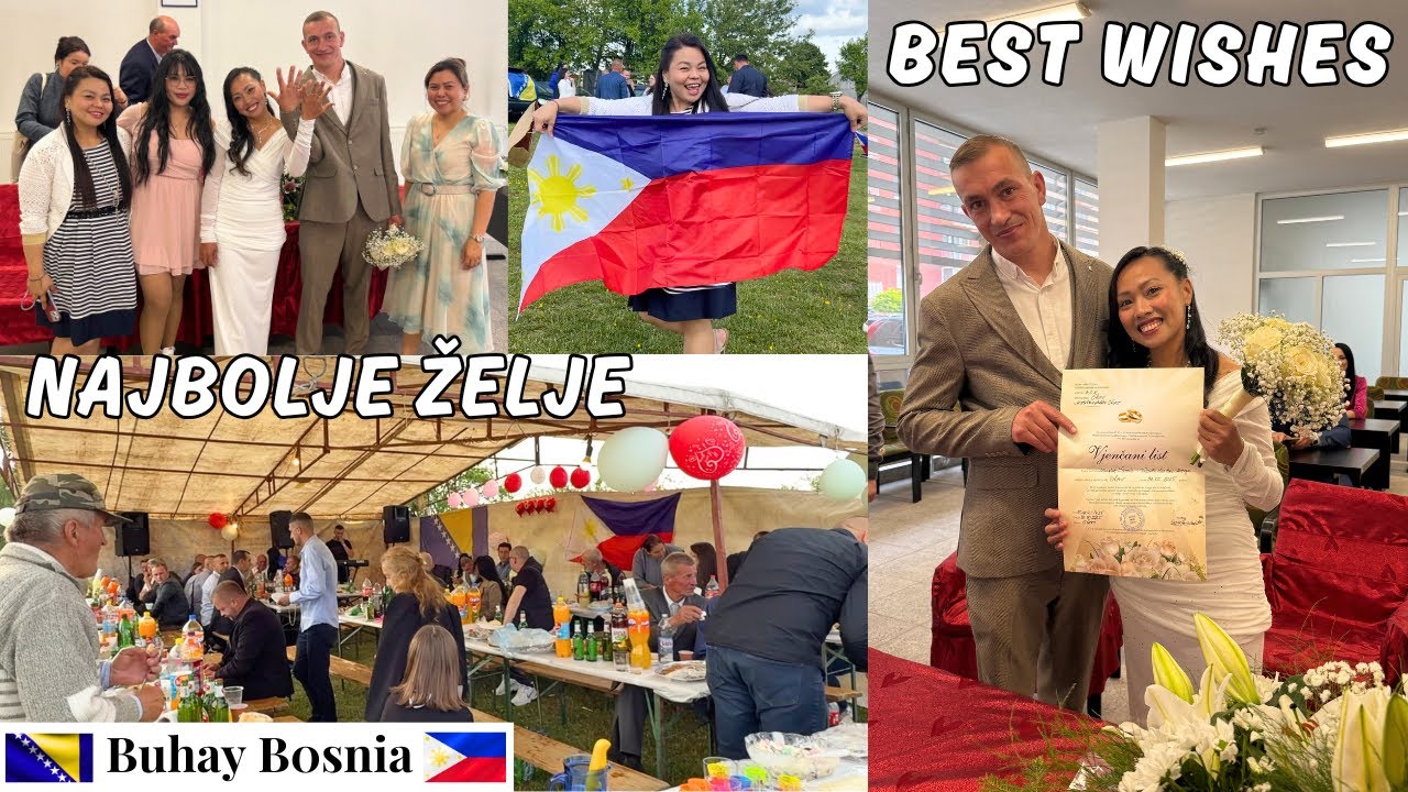 Filipinka - Bosniak vjenčanje | Filipina-Bosnian Wedding - YouTube