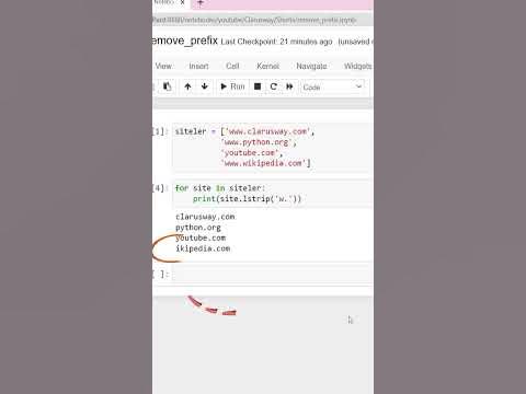 Python String Metodları Removeprefix Metodu - YouTube