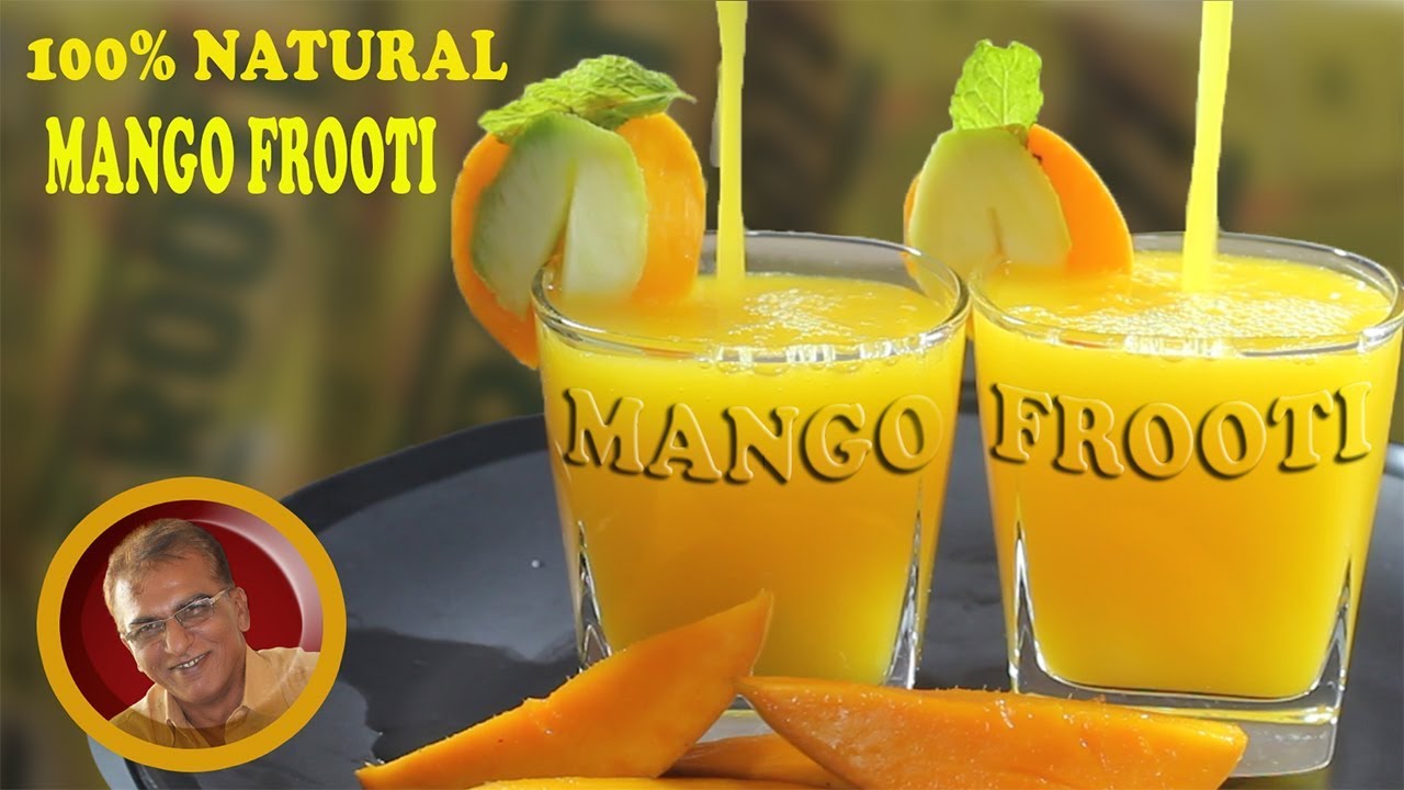 Mango Fruity Recipe/how to make Mango Frooti at home - YouTube