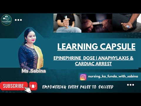 EPINEPHRINE  DOSE | ANAPHYLAXIS & CARDIAC ARREST | PULSEPREPHUB