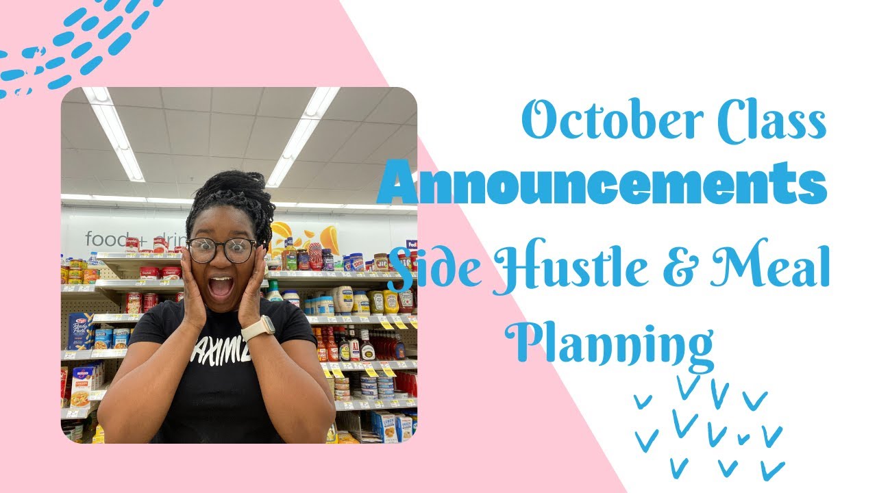 October Money Announcements | Live Day 54 | Krys the Maximizer - YouTube