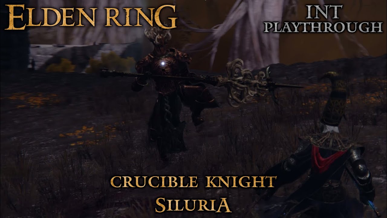 Crucible Knight Siluria Elden Ring 【INT】 - YouTube