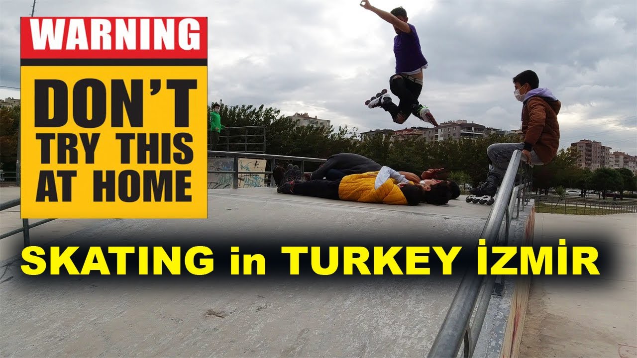 Roller Skating in Turkey - Skate Park Walking Tour - YouTube