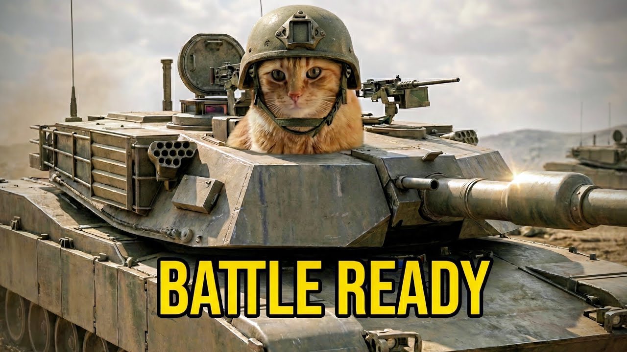 CAT TANK COMMANDER: The Epic Charge of General Ginger! 🙀💥 - YouTube