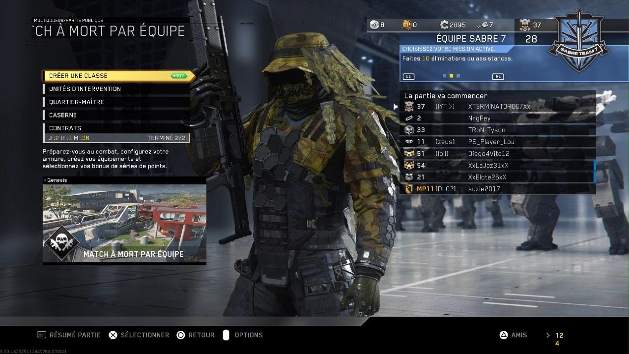 Call of Duty infinite Warfare TDM Genesis 29-25 1st new record!!!🥶🥵💯 ...