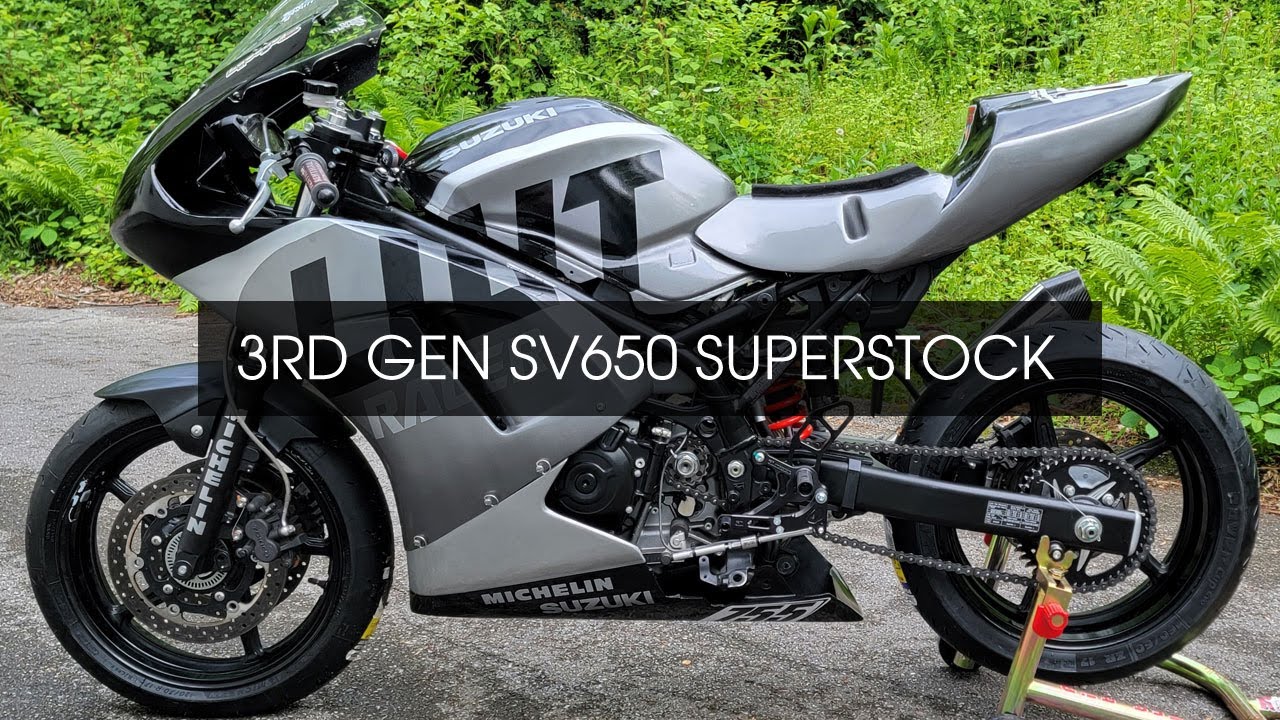 3rd Gen Suzuki SV650 Superstock Race Bike Walkaround Supersport ...