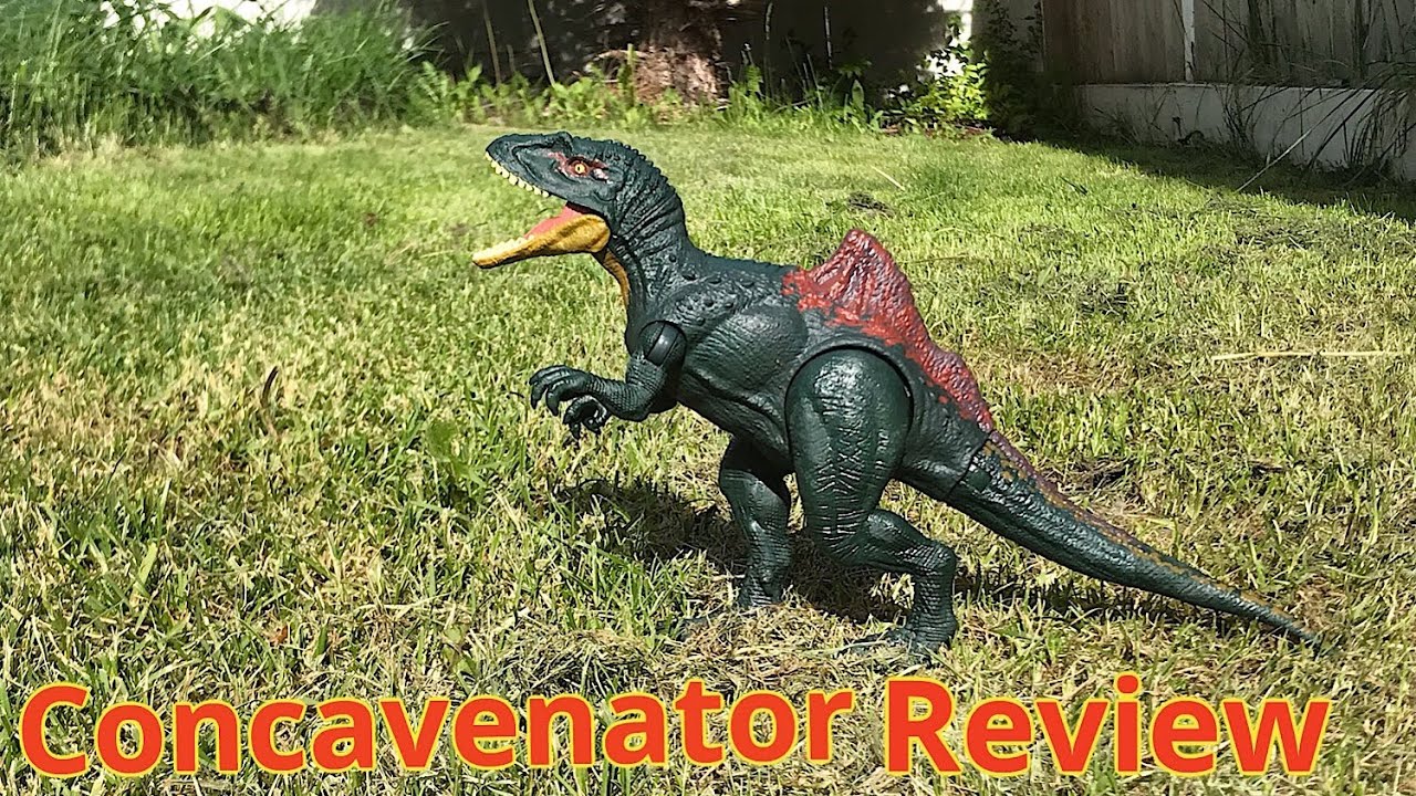 Jurassic World Dino Rivals Dual Attack Concavenator Review - YouTube