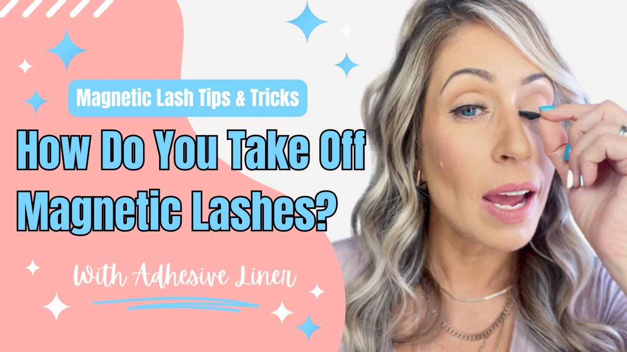 Bye-Bye Struggles! Easy Magnetic Lash Removal with Clear Liner - YouTube