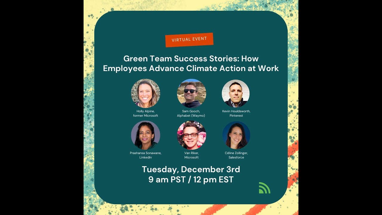 Green Team Success Stories: How Employees Advance Climate Action at ...