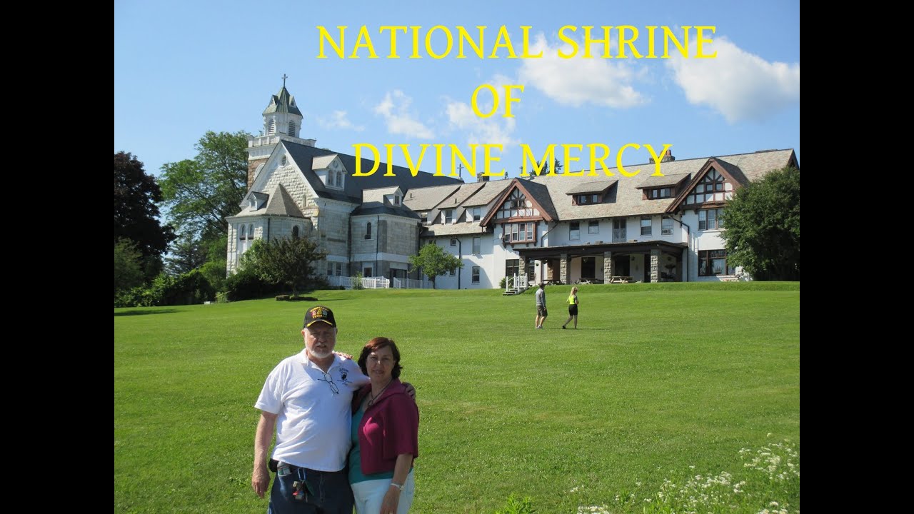 TOURING THE GROUNDS OF NATIONAL SHRINE OF DIVINE MERCY - YouTube