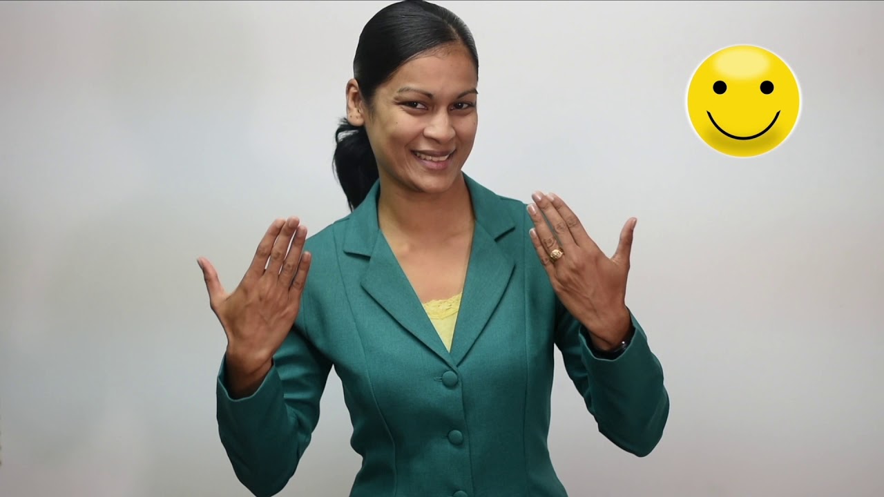 Emotions - Trinidad and Tobago Sign Language Tutorial - YouTube