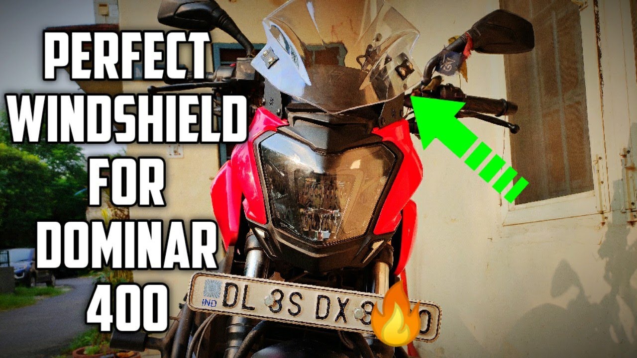 Perfect WINDSHIELD for Dominar 400 | Premium Touring Accessories by ...